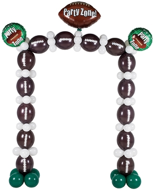 Football Arch 12 balloons vancouver JC Balloon Studio