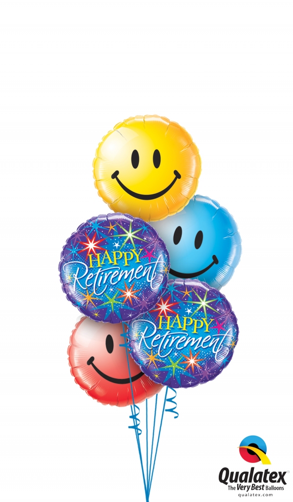 Retirement Tropical Bouquet 2 balloons vancouver JC Balloon Studio