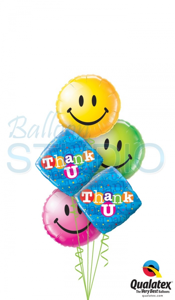 Thank You Bouquet 6 balloons vancouver JC Balloon Studio