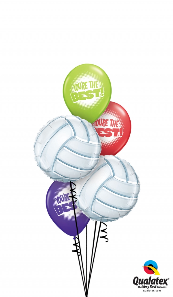 Volleyball Bouquet 1 balloons vancouver JC Balloon Studio